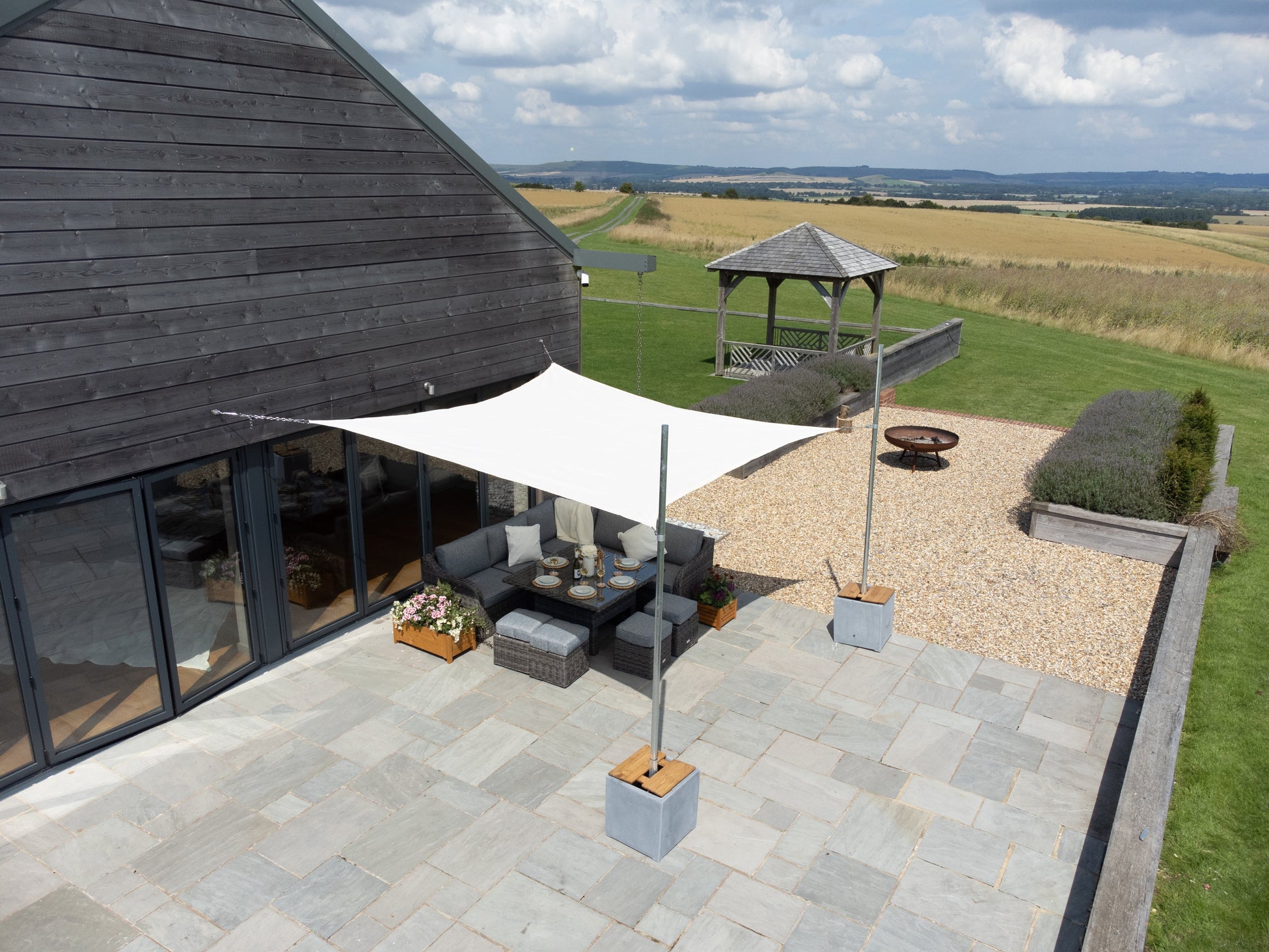 Sail Shades | Weatherproof & Breathable Garden Shades - Primrose ...