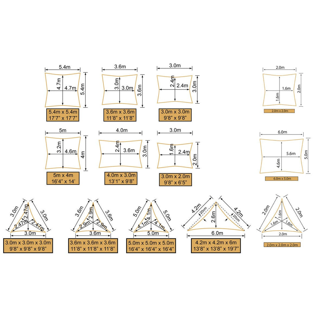 Sail Shade | Premium Waterproof | Azure – Primrose Awnings